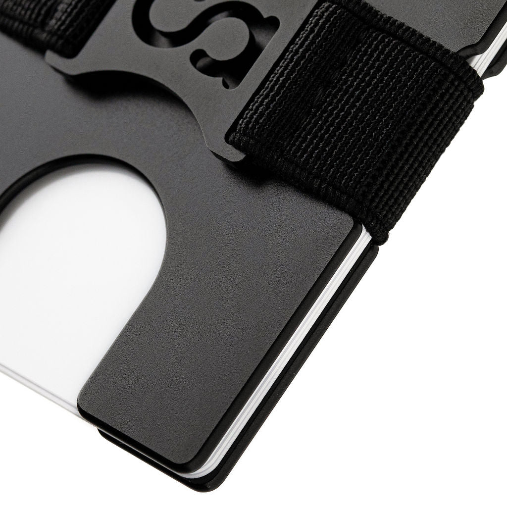 Cappla Metal Minimalist Wallet - Midnight Black